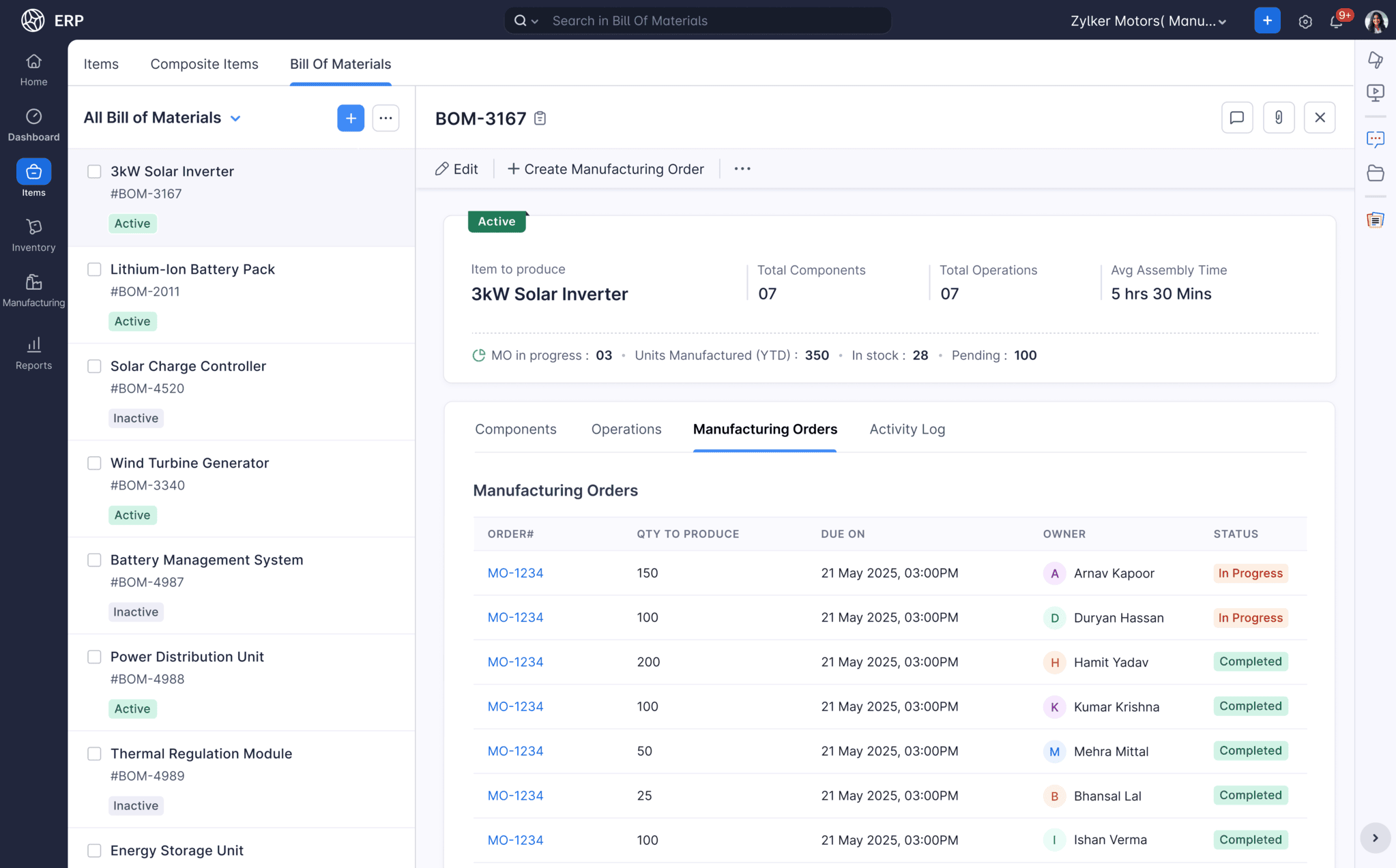 Introducing ERP software for India | Zoho ERP
