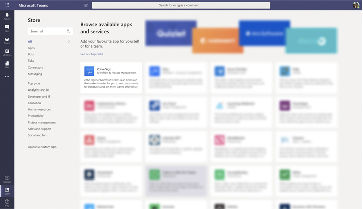 Announcing Zoho Sign extension for Microsoft Teams - Zoho Blog