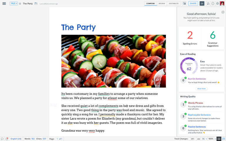 Introducing Zia in Writer: The smart writing assistant trained to help ...